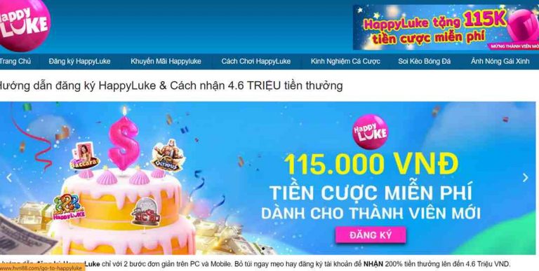 HappyLuke - Siêu nhà cái sở hữu lượng hội viên đông đảo
